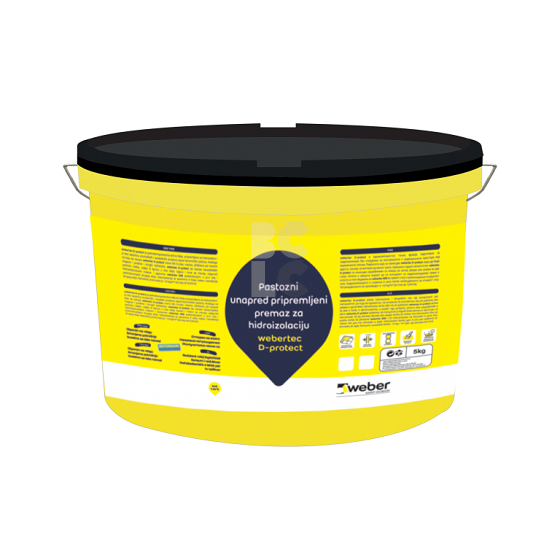 WEBERTEC D-PROTECT - 1K hidroizolacijski premaz koji štiti od prodora vode - Bačelić Profi Shop